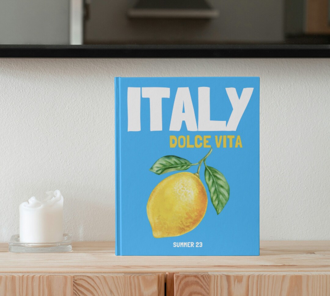 ITALY Travel Print Photo Book Template | Customizable Coffee Book Table ...