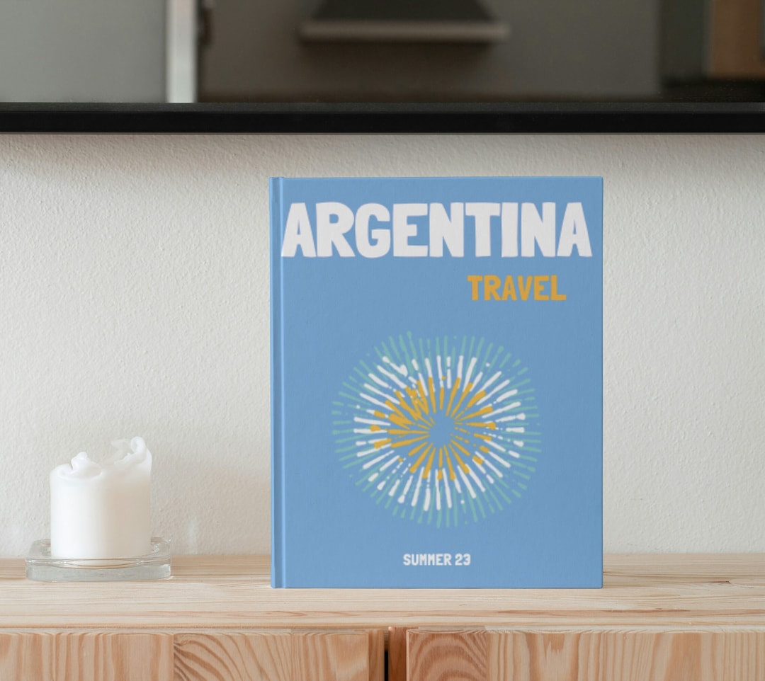 ARGENTINA Travel Print Photo Book Template | Customizable Coffee Book ...