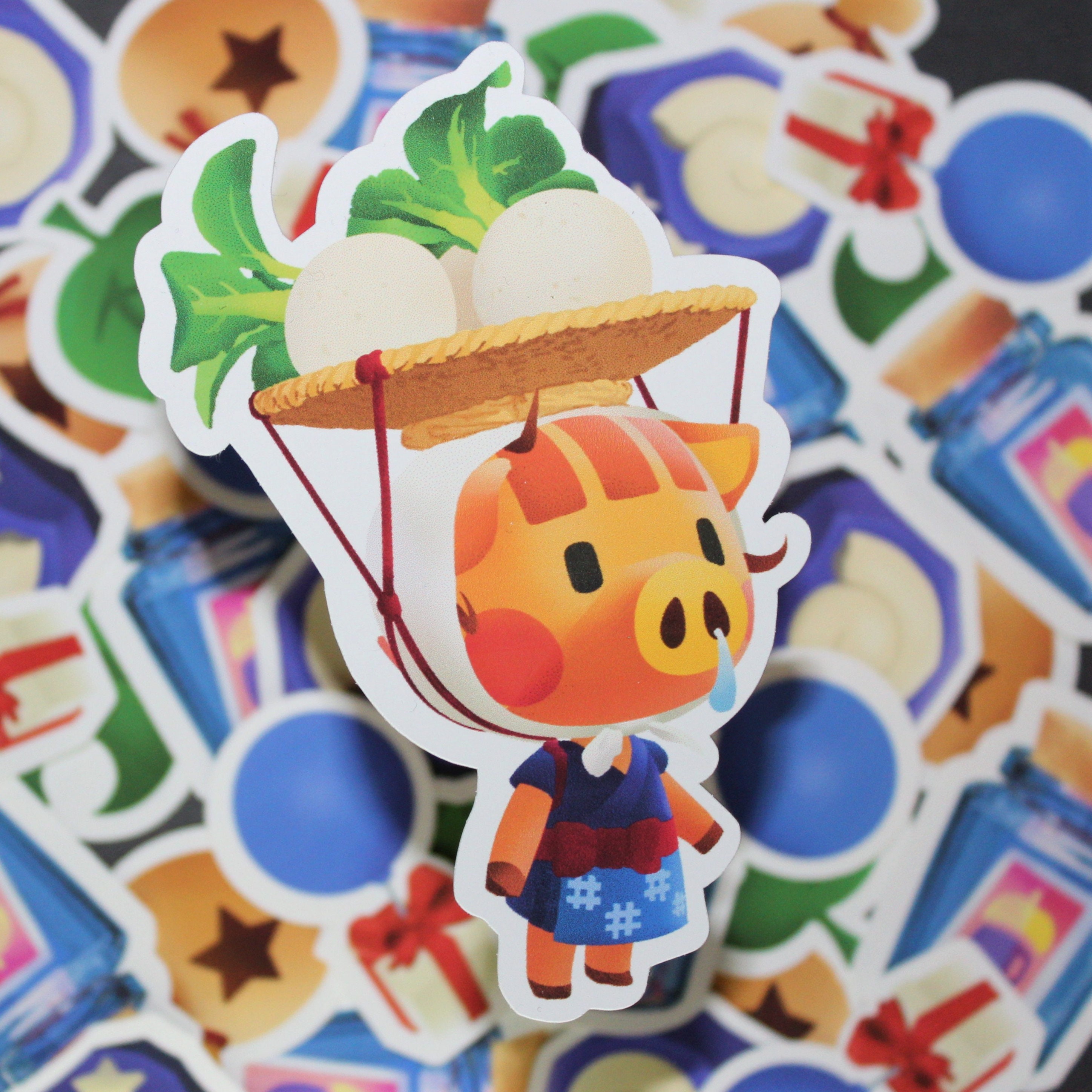 Weather Proof Animal Crossing Daisy Mae Sticker Pack - Etsy