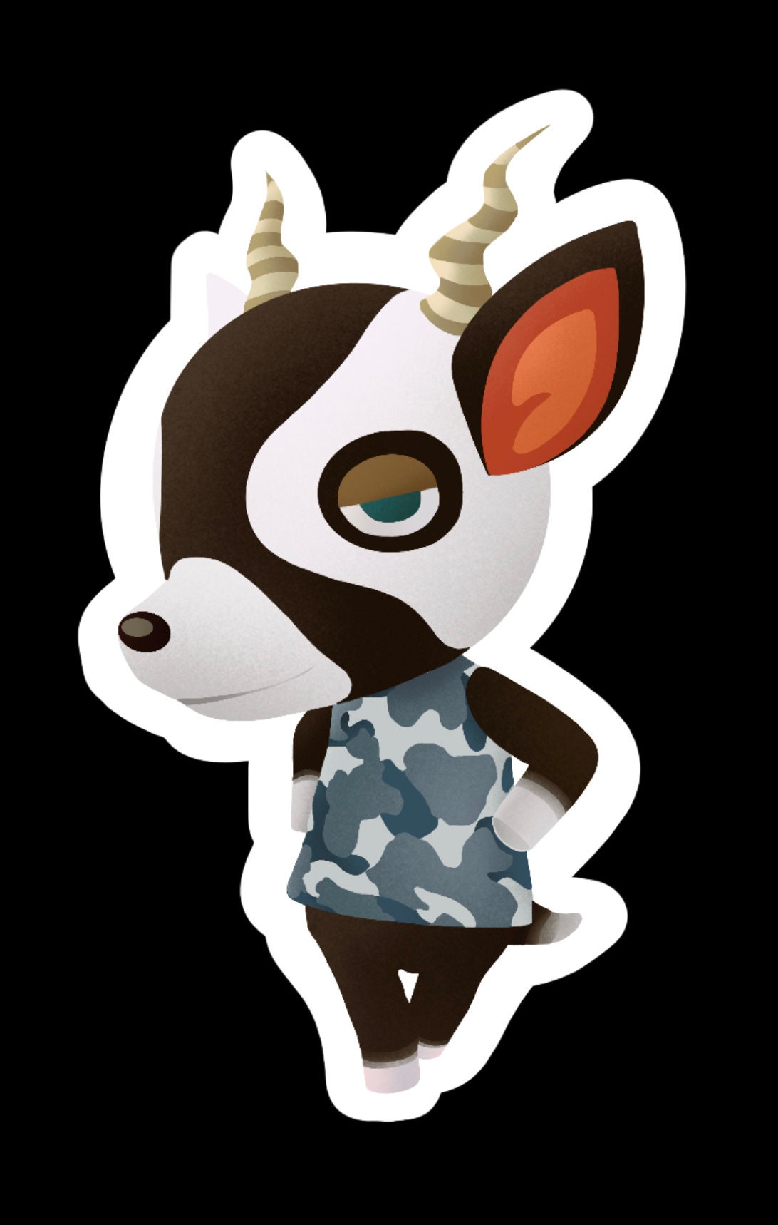 ACNH Zell Sticker Pack | Etsy