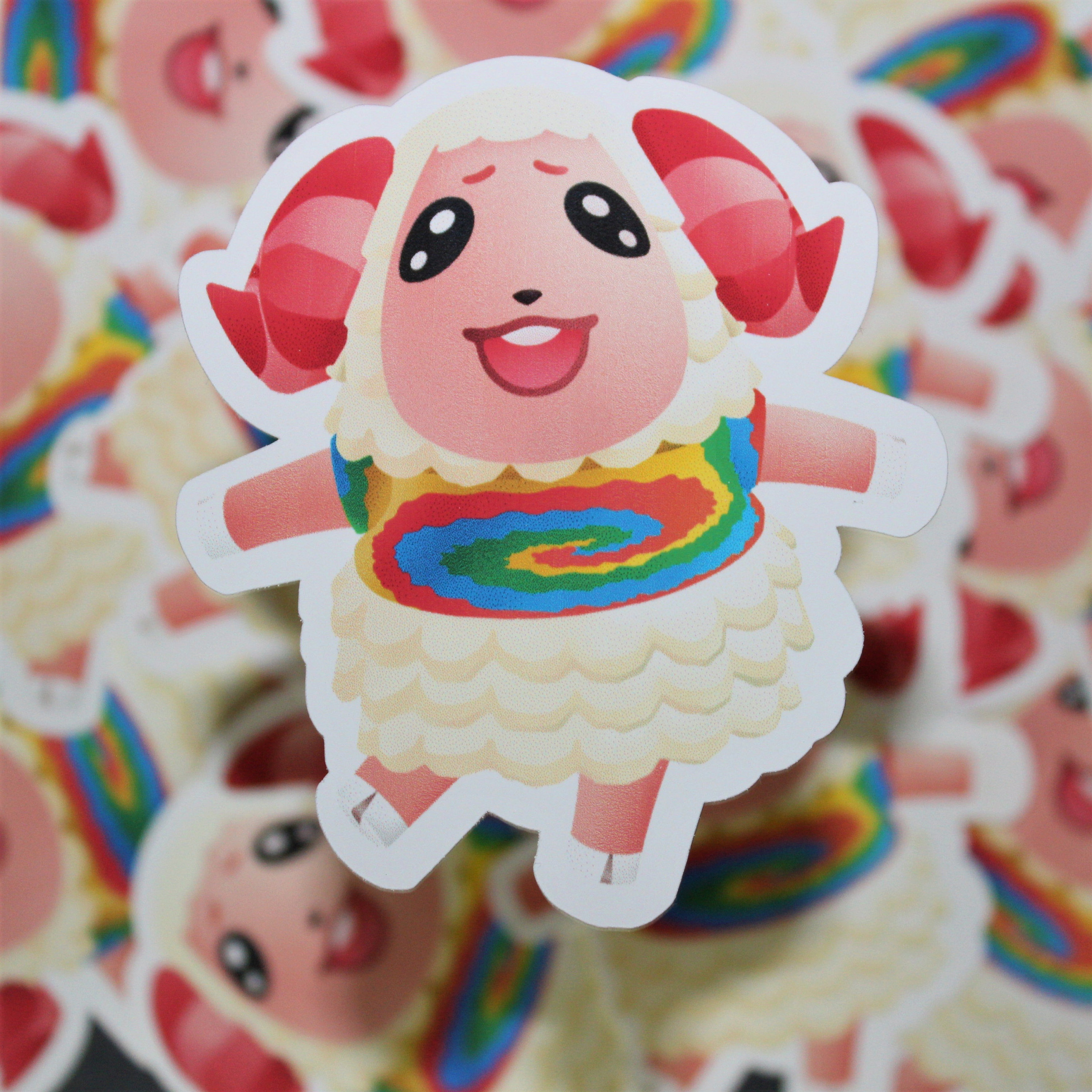 Weather Proof Animal Crossing Dom Sticker Pack - Etsy