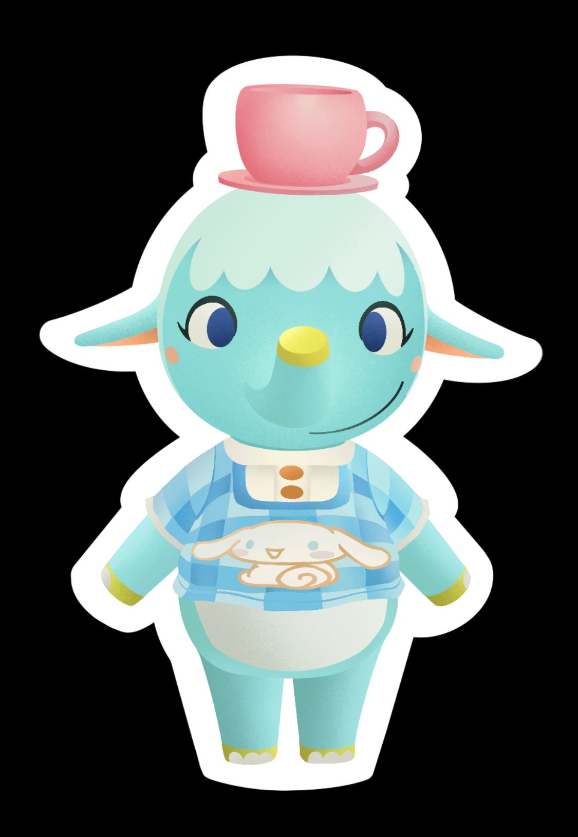 Weather Proof ACNH Chai Sticker Pack | Etsy