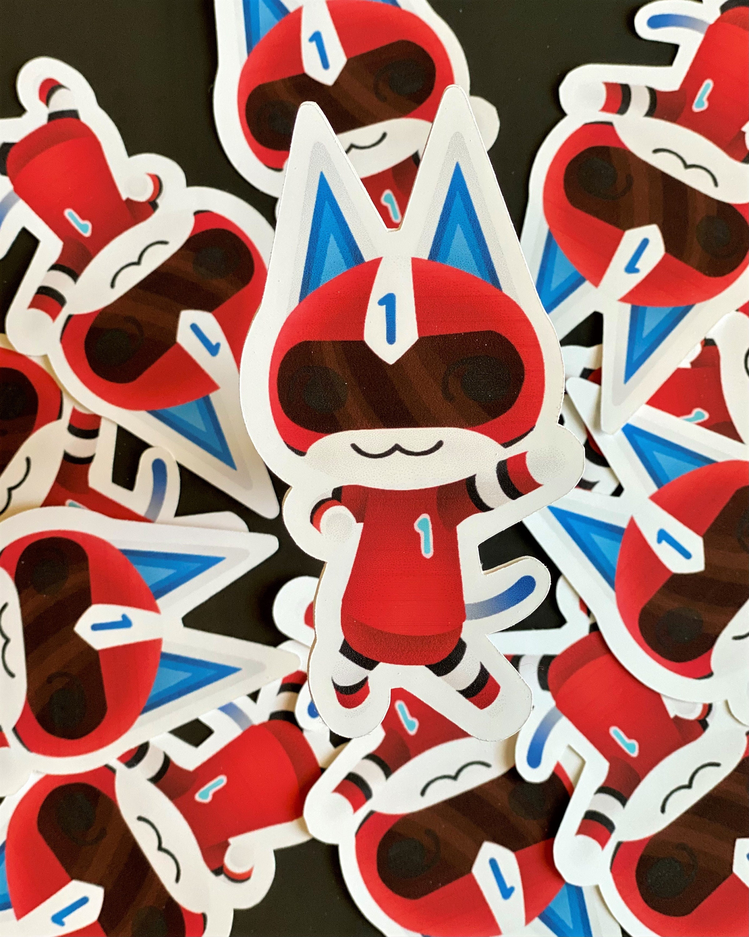 Prueba meteorológica ACNH Kid Cat Pegatina | Etsy