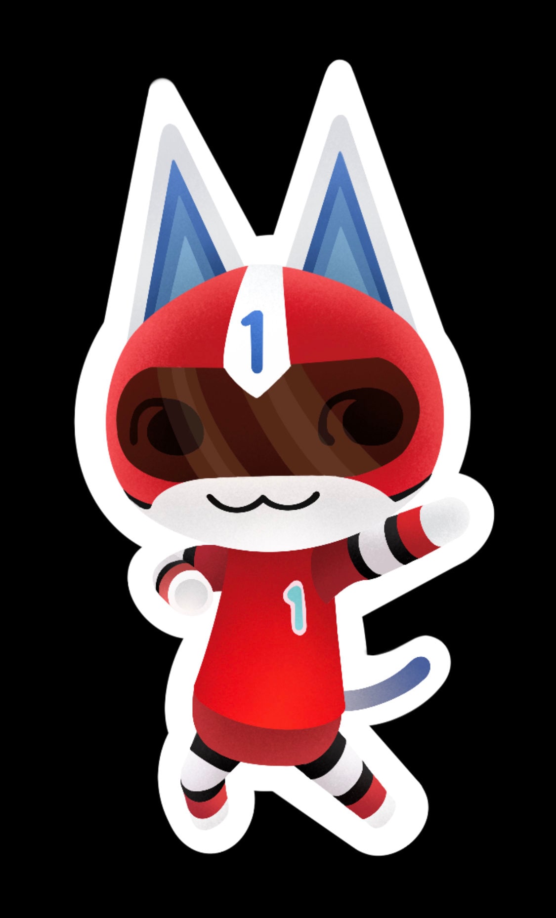 Weather Proof ACNH Kid Cat Sticker Pack | Etsy