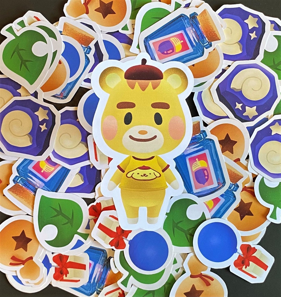 ACNH Marty Sticker Pack - Etsy