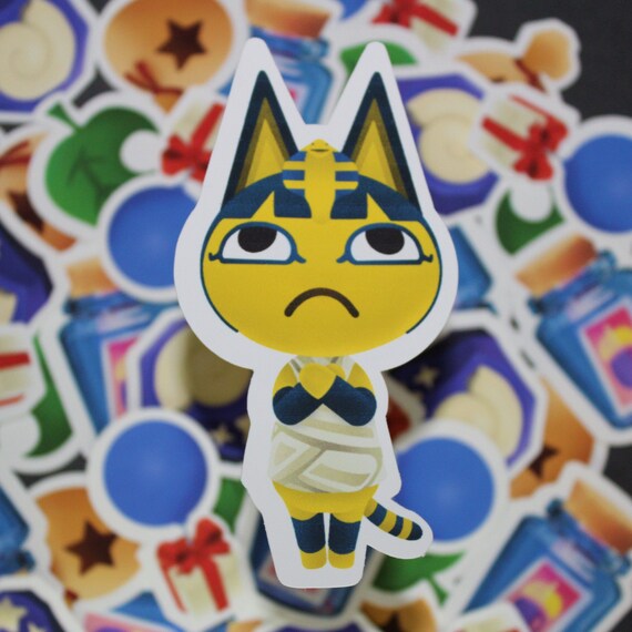 Animal Crossing Ankha Sticker Pack | Etsy