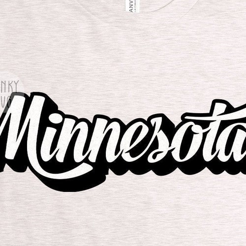 Minnesota SVG Eps Png Illustrated Svg Home States Svg USA - Etsy