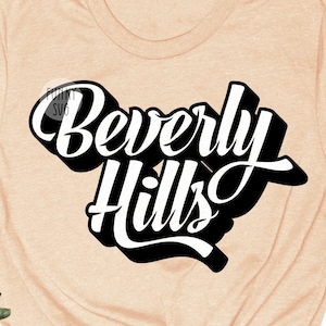 Beverly Hills SVG Eps Png, Illustrated Svg, Home States Svg, USA Svg ...