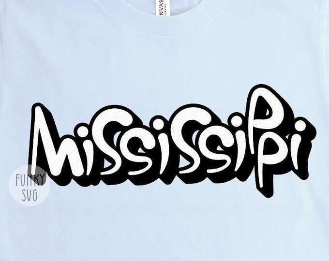 Mississippi SVG Eps Png Illustrated Svg Home States Svg USA - Etsy