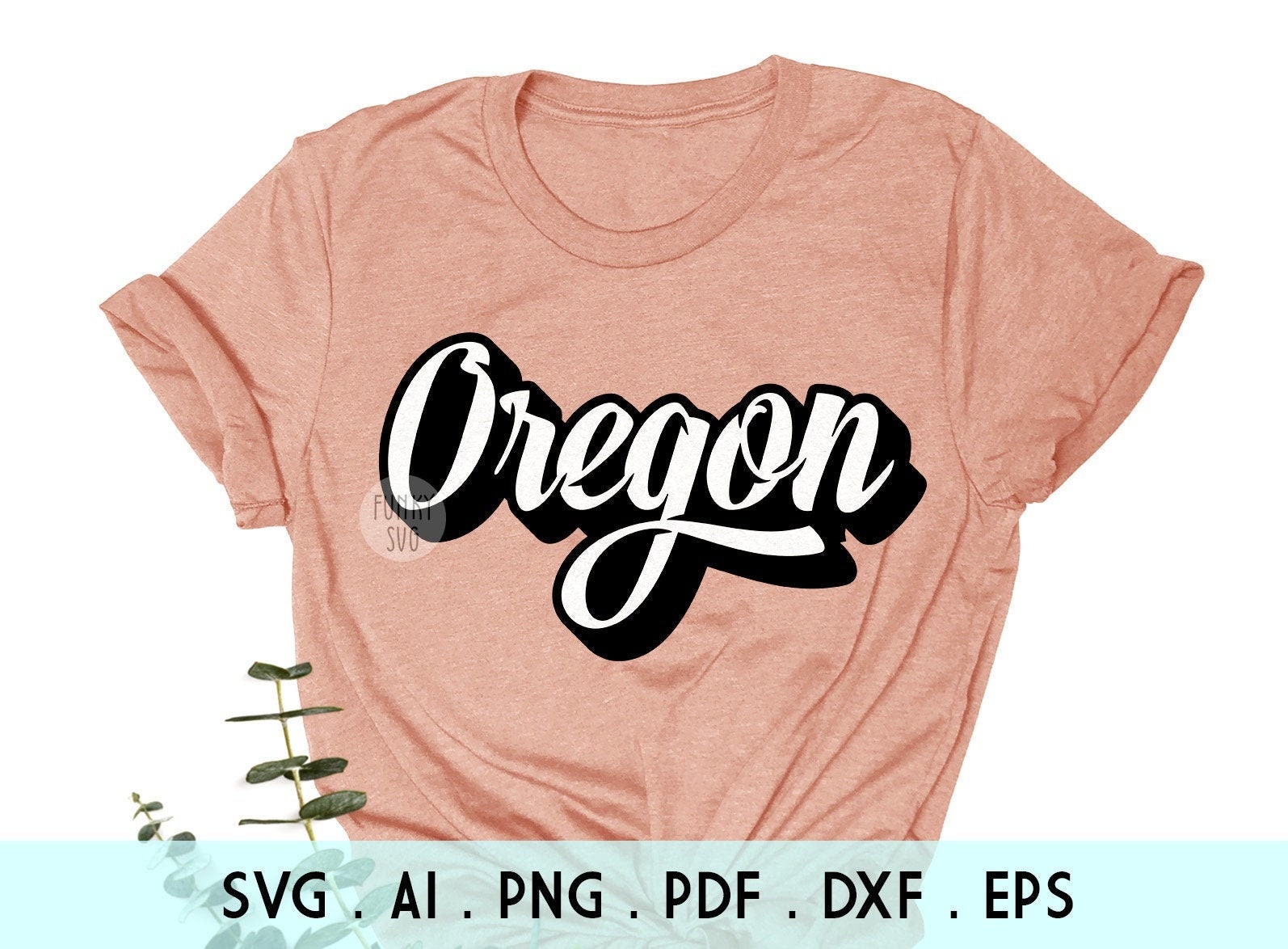 Oregon SVG Eps Png Illustrated svg Home States Svg USA SVG | Etsy
