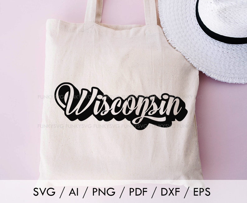 Wisconsin SVG Eps Png Illustrated Svg Home States Svg USA - Etsy