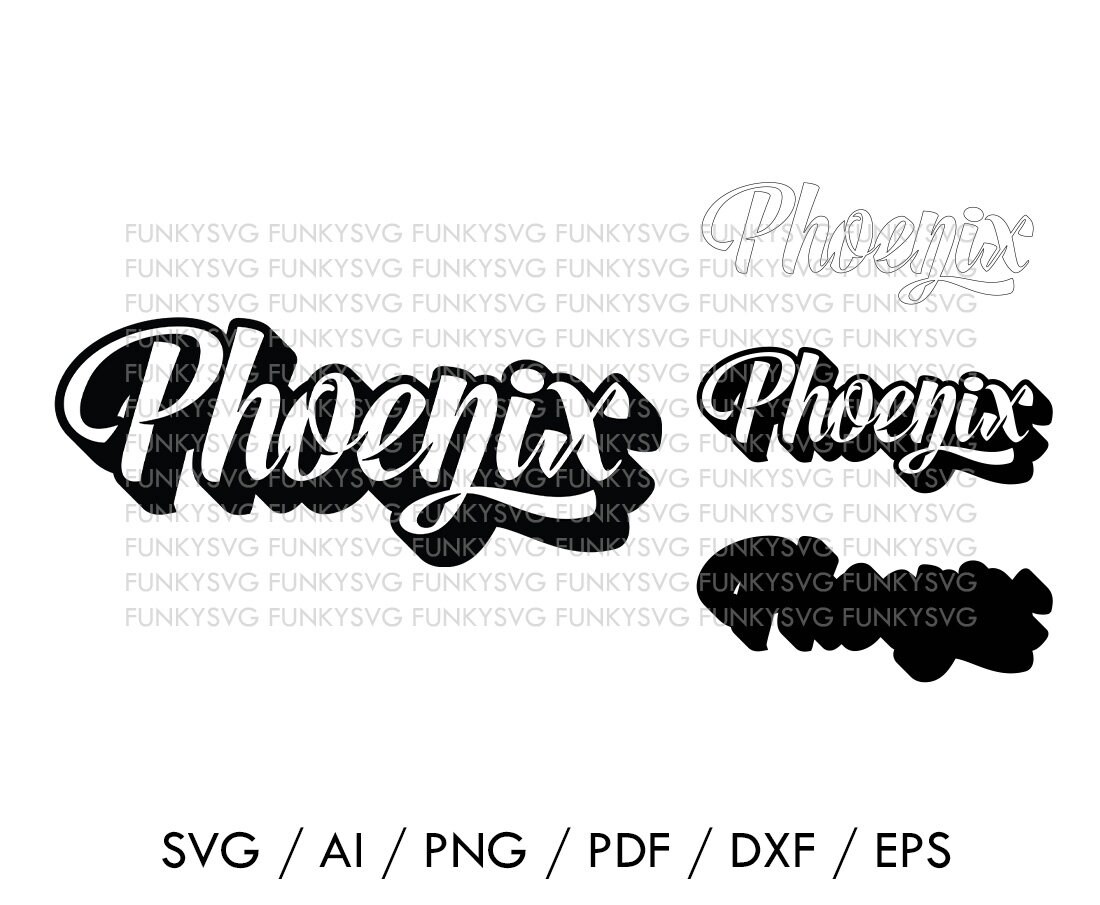 Phoenix SVG Eps Png Illustrated Svg Home States Svg USA - Etsy Canada