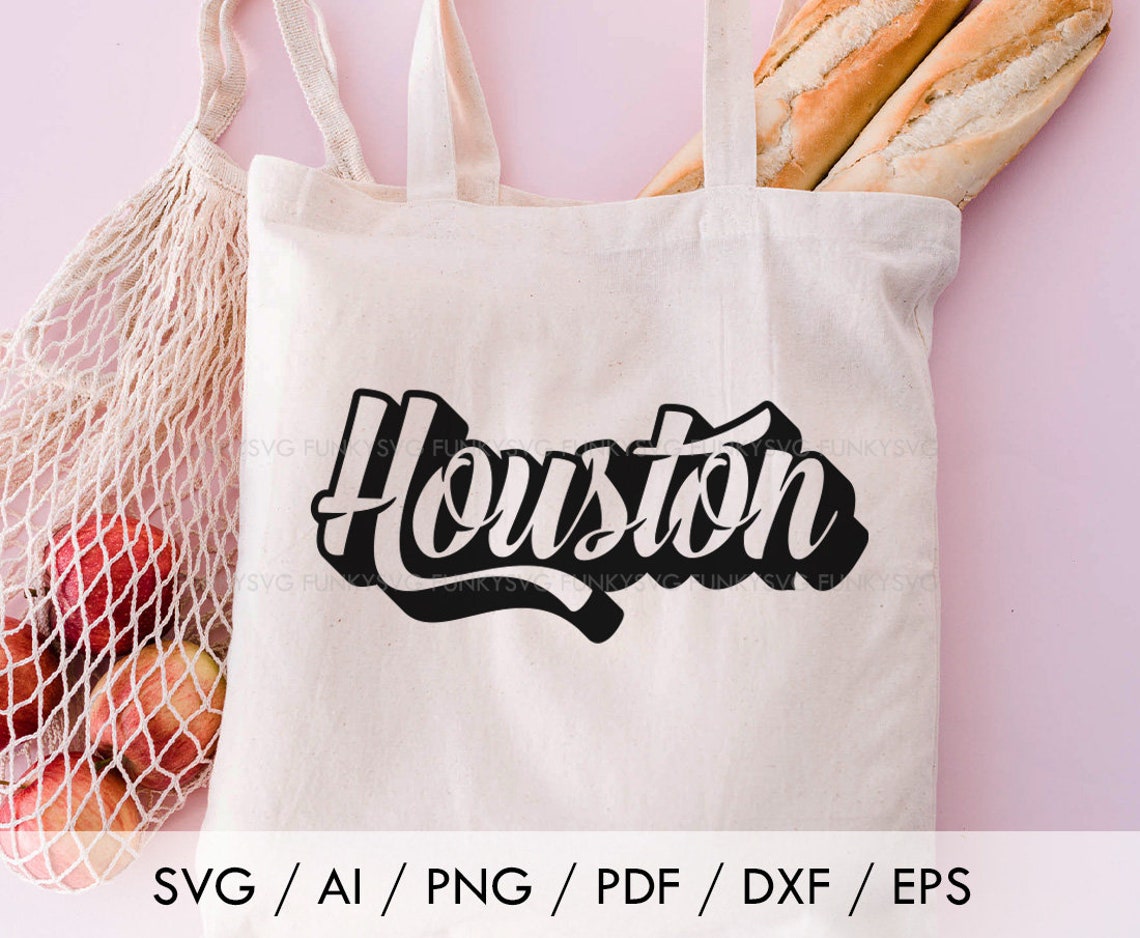 Houston SVG Eps Png Illustrated Svg Home States Svg USA | Etsy Canada
