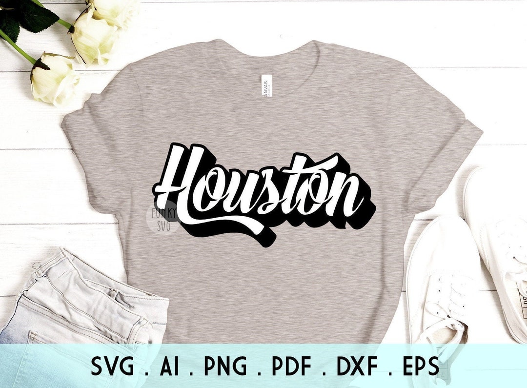 Houston SVG Eps Png Illustrated Svg Home States Svg USA - Etsy Canada