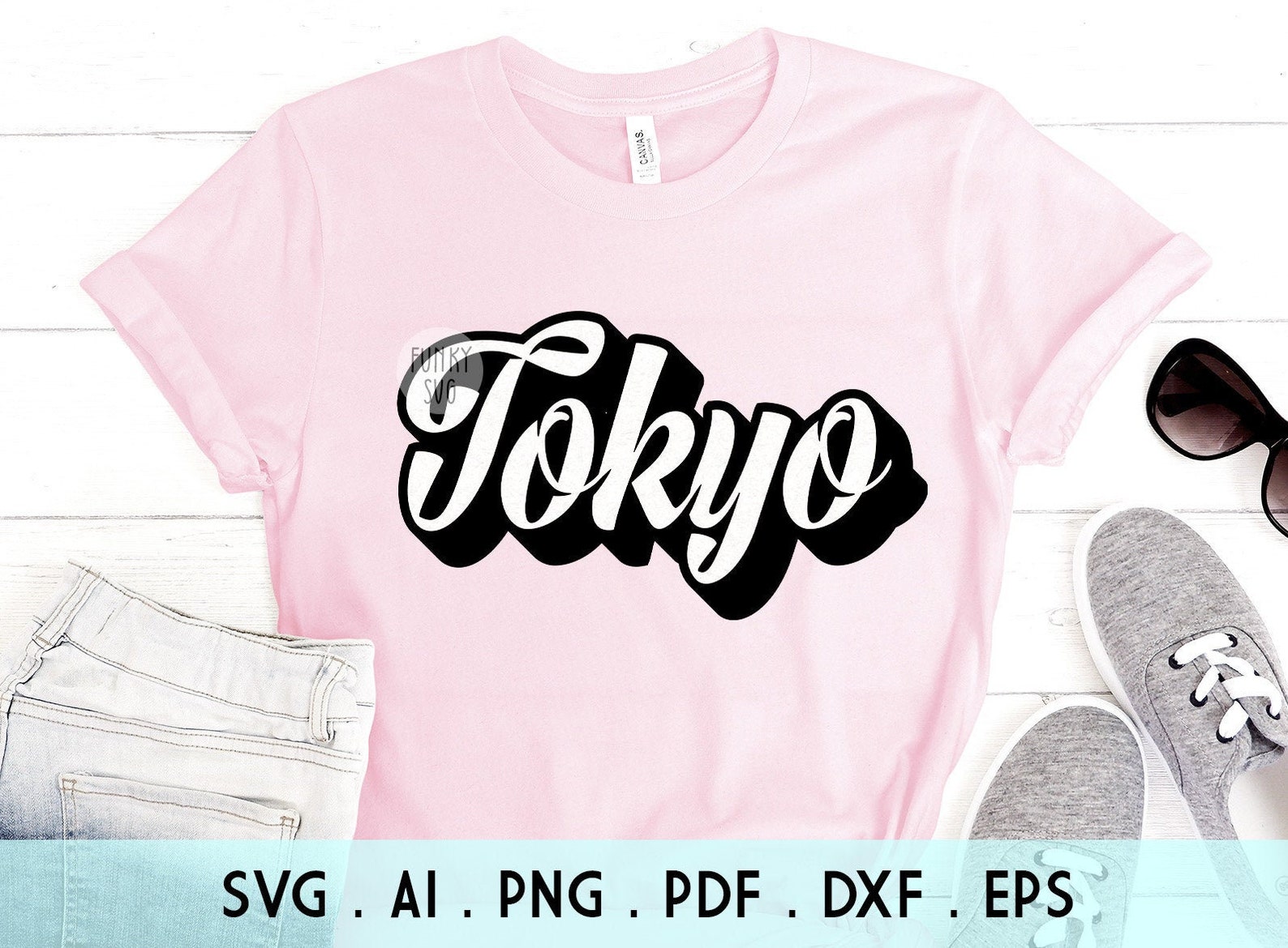 Tokyo SVG Eps Png Illustrated svg City Svg Home State Svg | Etsy