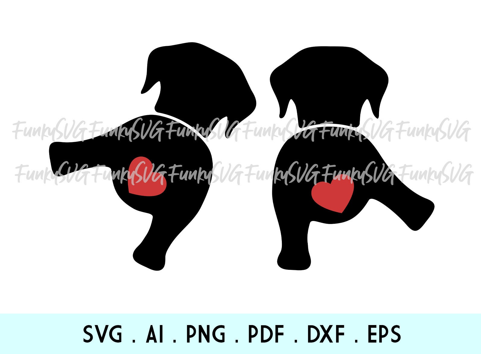 Labrador Retriever SVG EPS PNG Illustrated svg Dog Butt Svg | Etsy