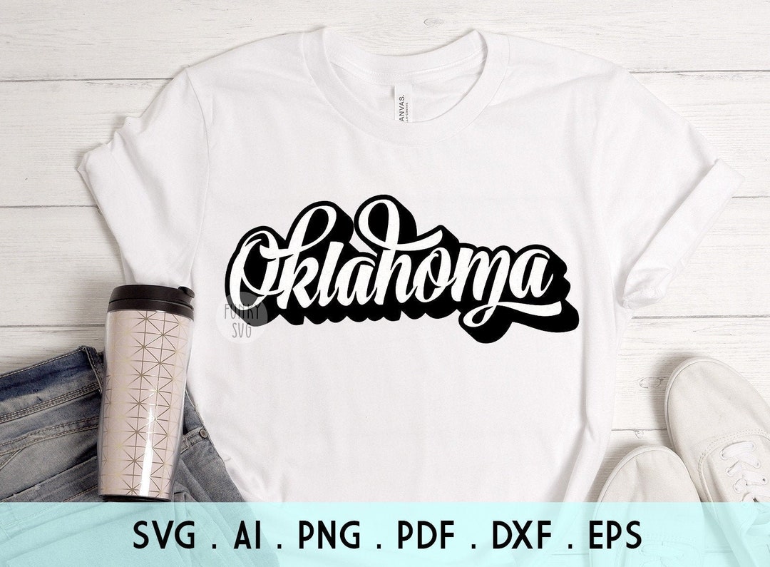 Oklahoma SVG Eps Png, Illustrated Svg, Home States Svg, USA SVG ...