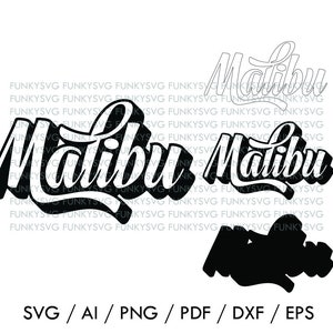 Malibu SVG Eps Png, Illustrated Svg, Home States Svg, USA Svg ...