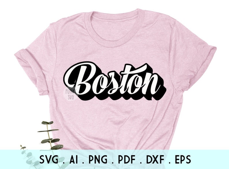 Boston SVG Eps Png Illustrated Svg Home States Svg USA SVG - Etsy