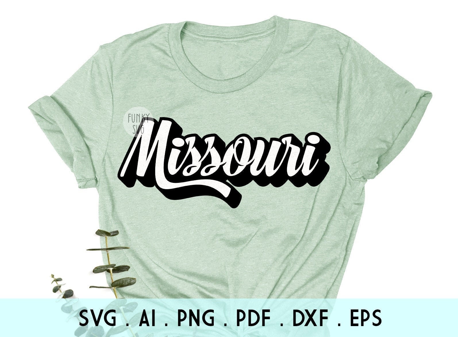 Missouri SVG Eps Png Illustrated svg Home States Svg USA | Etsy