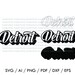 Detroit SVG Eps Png, Illustrated Svg, Home States Svg, USA SVG ...
