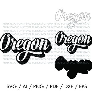 Oregon SVG Eps Png Illustrated Svg Home States Svg USA SVG - Etsy Canada