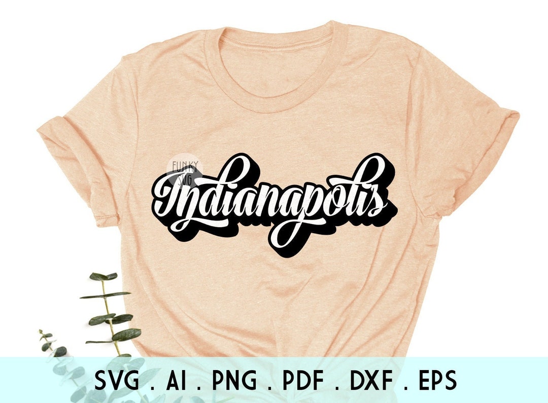Indianapolis SVG Eps Png Illustrated Svg Home States Svg - Etsy Hong Kong