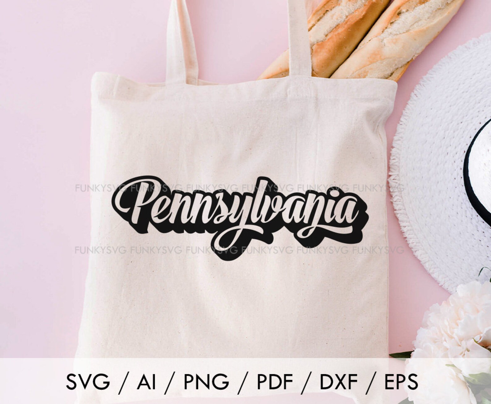 Pennsylvania SVG Eps Png Illustrated svg Home States Svg | Etsy