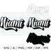 Miami SVG Eps Png, Illustrated Svg, Home States Svg, USA SVG, Patriotic ...