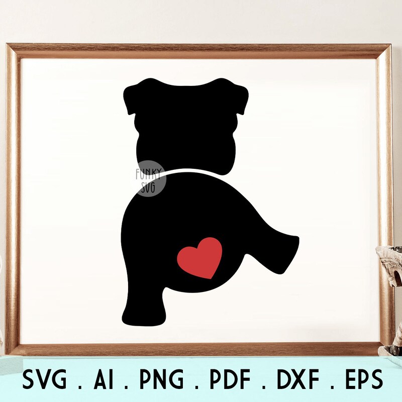 Dog Butt Svg - Etsy