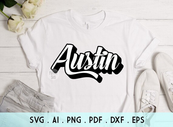 Austin SVG Eps Png Illustrated Svg Home States Svg USA SVG - Etsy