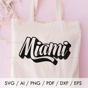 Miami SVG Eps Png, Illustrated Svg, Home States Svg, USA SVG, Patriotic ...