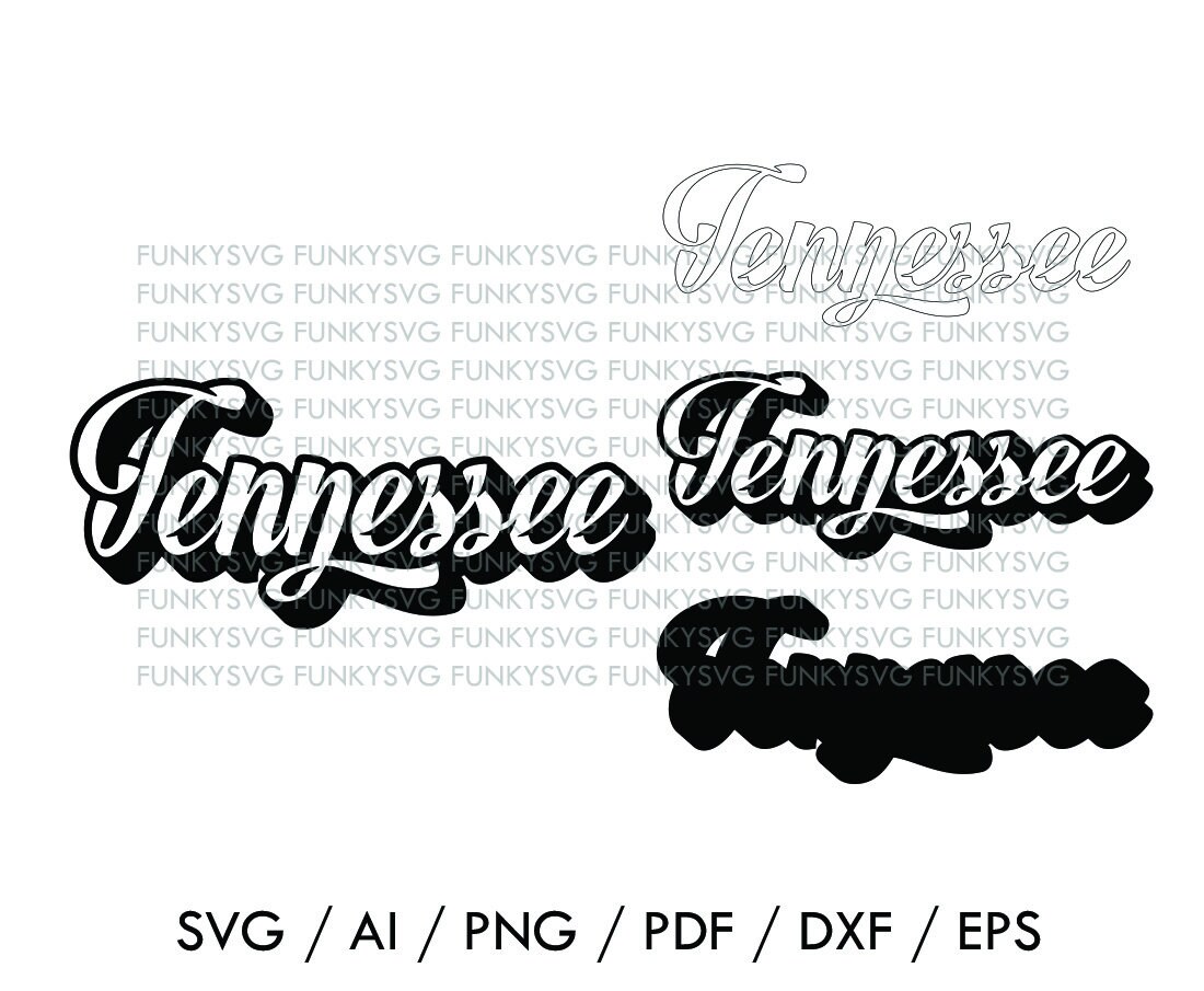 Tennessee SVG Eps Png Illustrated svg Home States Svg USA | Etsy