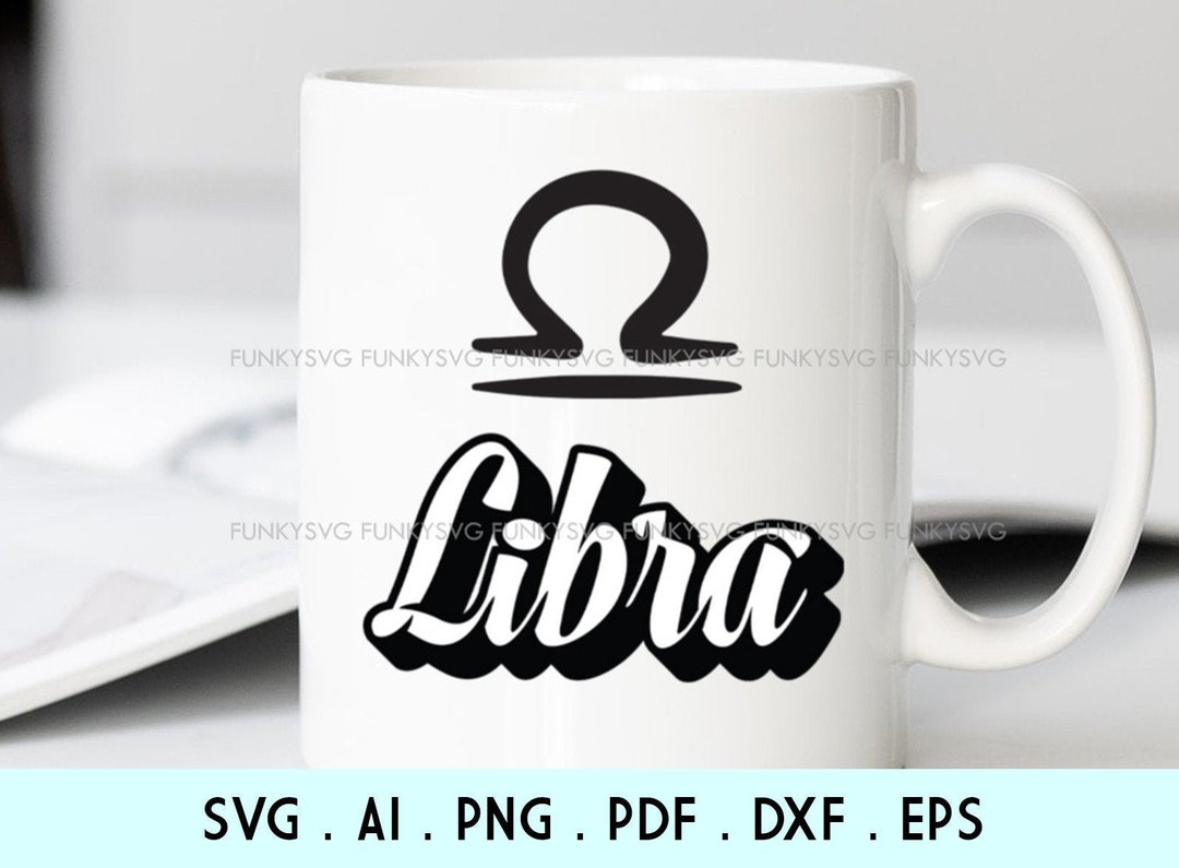 Libra Hand Illustrated SVG Eps Png, Constellation Svg, Zodiac Svg ...