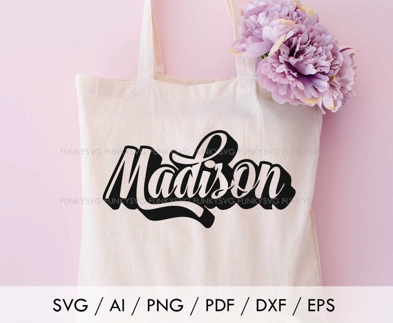 Madison SVG Eps Png Illustrated Svg Home States Svg USA - Etsy