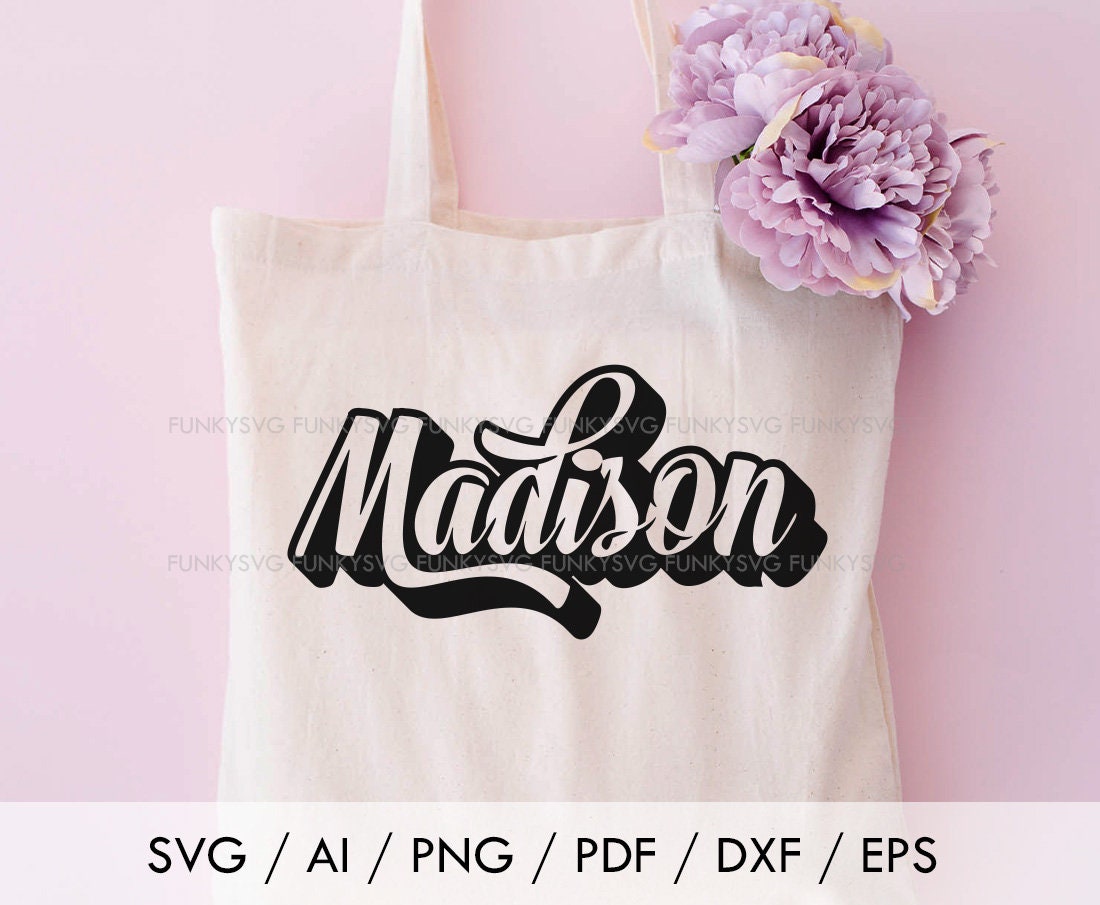 Madison SVG Eps Png Illustrated Svg Home States Svg USA - Etsy
