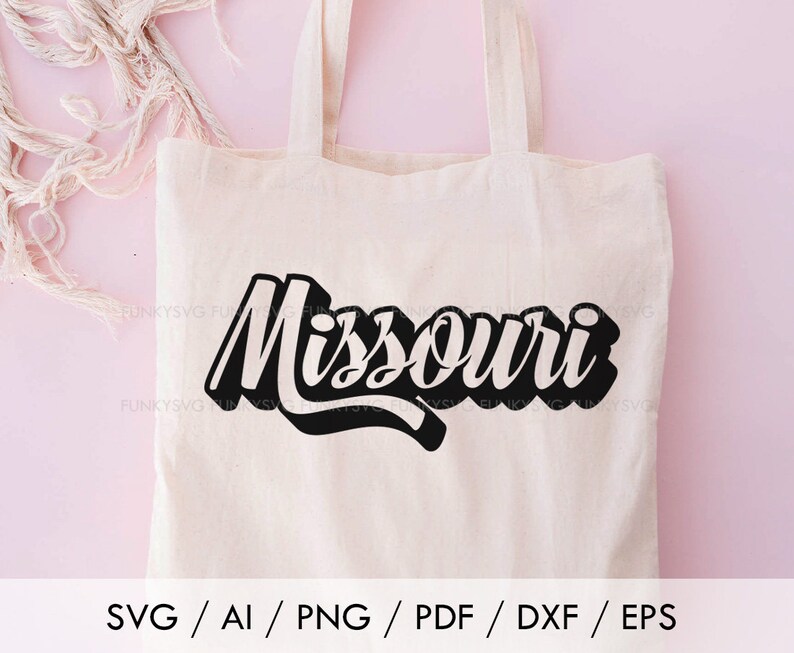 Missouri SVG Eps Png Illustrated Svg Home States Svg USA - Etsy
