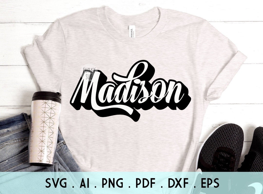 Madison SVG Eps Png, Illustrated Svg, Home States Svg, USA Svg ...