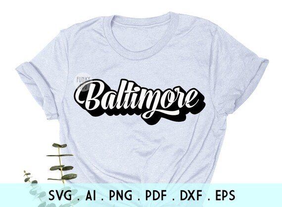 Baltimore SVG Eps Png Illustrated Svg Home States Svg USA - Etsy