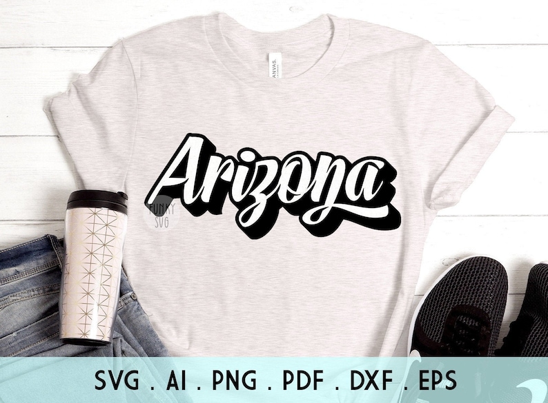 Arizona SVG Eps Png Illustrated Svg Home States Svg USA - Etsy