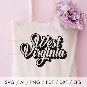 West Virginia SVG Eps Png, Illustrated Svg, Home States Svg, USA SVG ...