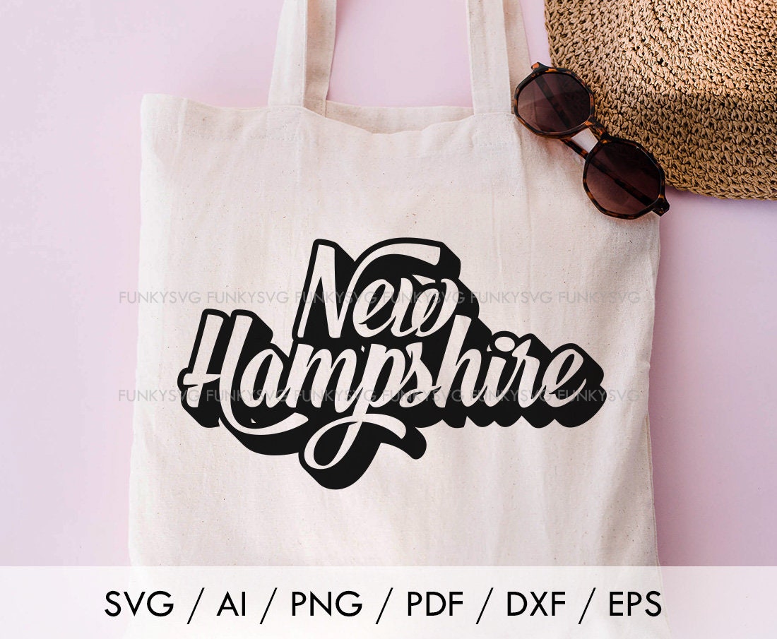 New Hampshire SVG Eps Png Illustrated Svg Home States Svg - Etsy