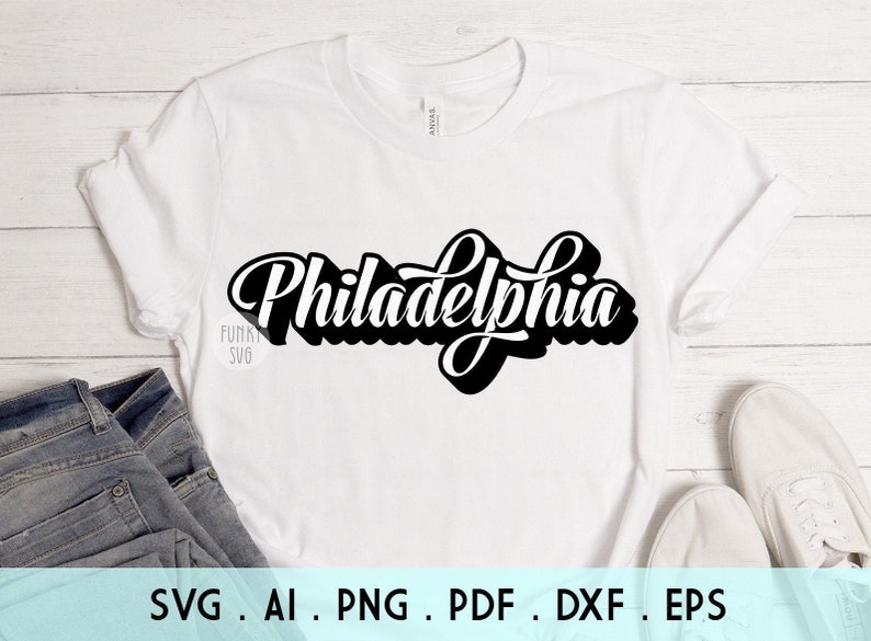 Philadelphia SVG Eps Png Illustrated svg Home States Svg | Etsy