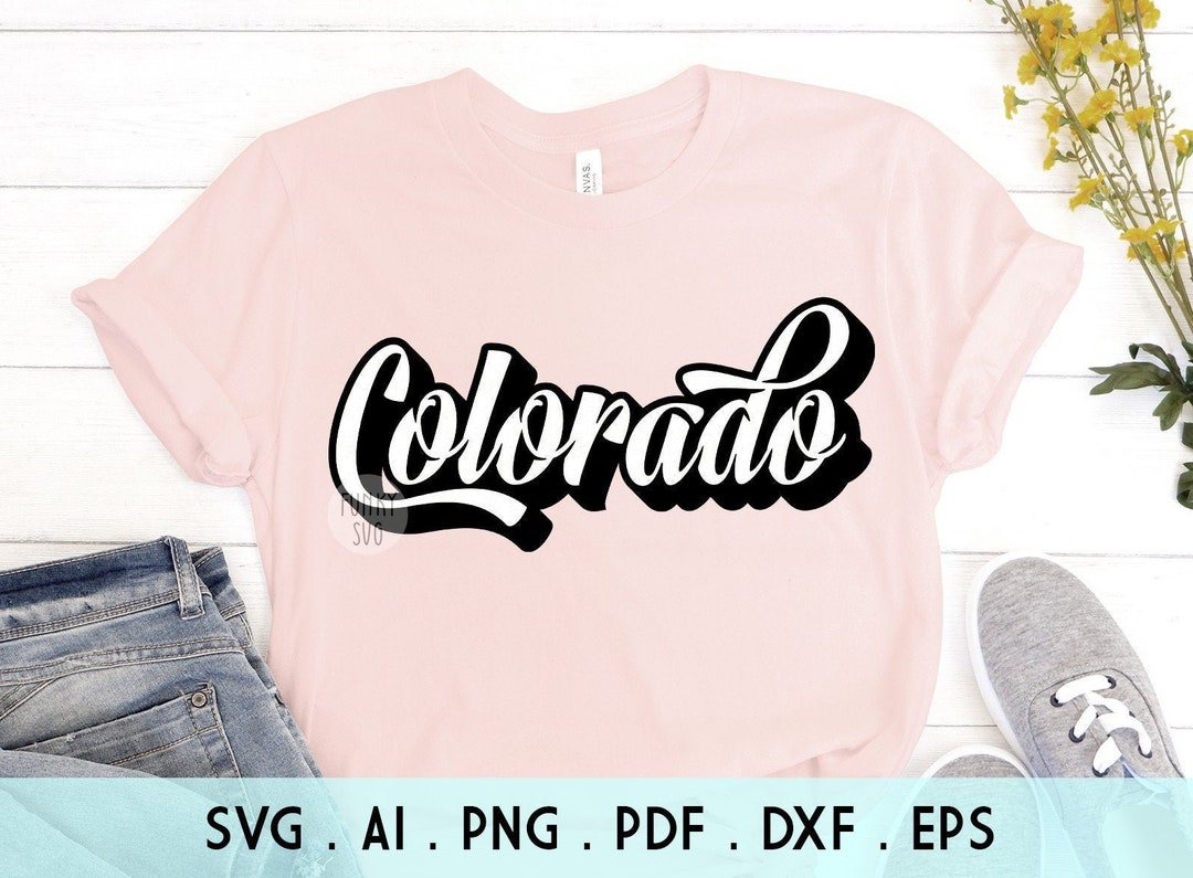 Colorado SVG Eps Png, Illustrated Svg, Home States Svg, USA SVG ...