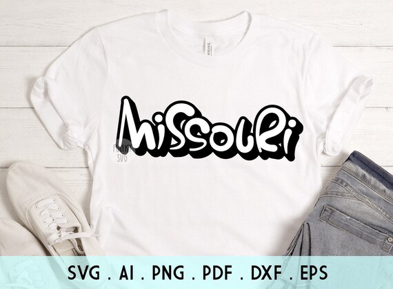 Missouri SVG Eps Png Illustrated Svg Home States Svg USA - Etsy
