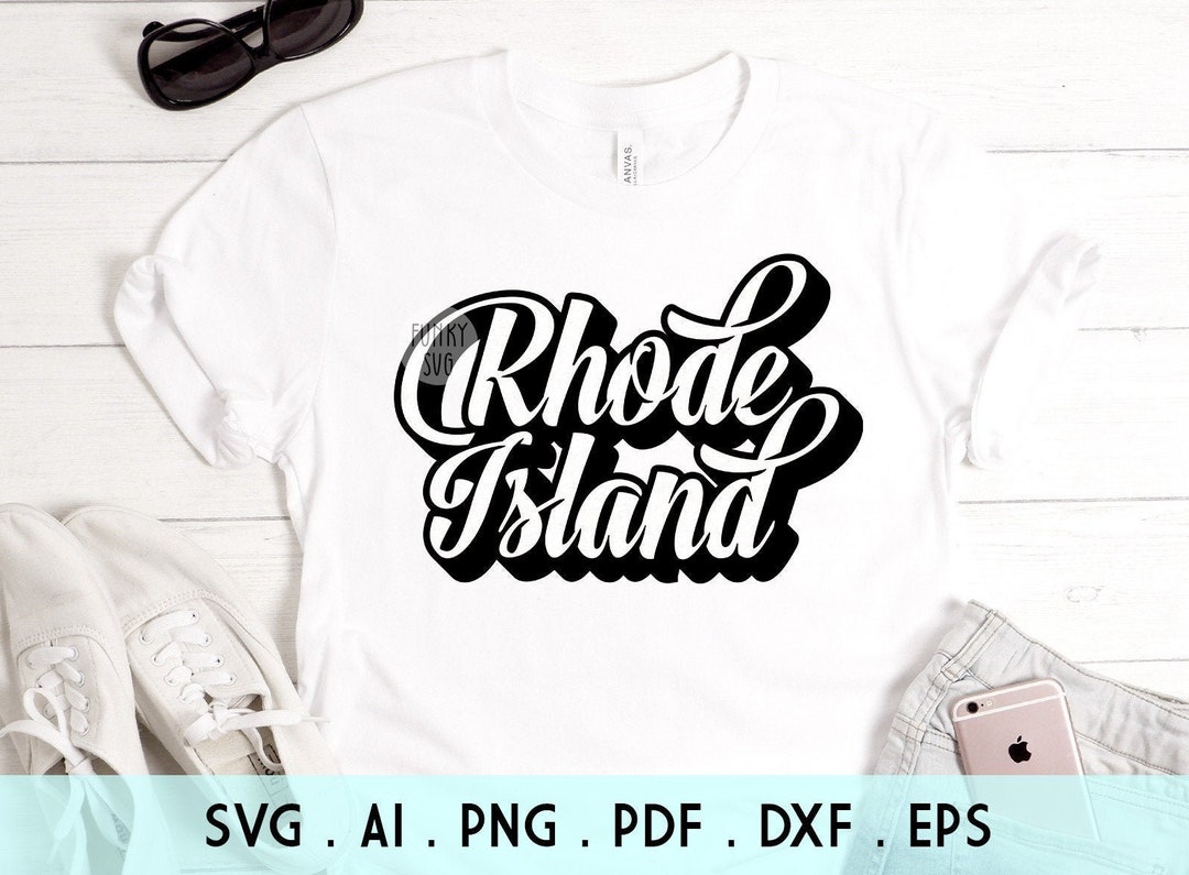 Rhode Island SVG Eps Png, Illustrated Svg, Home States Svg, USA Svg ...