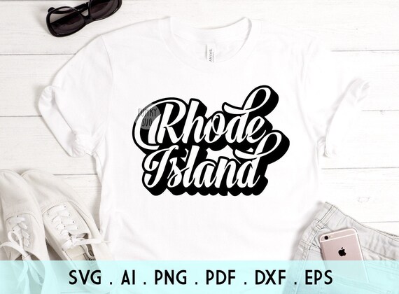 Rhode Island SVG Eps Png Illustrated svg Home States Svg | Etsy