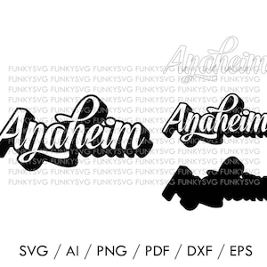 Anaheim SVG Eps Png, Illustrated Svg, Home States Svg, USA Svg ...