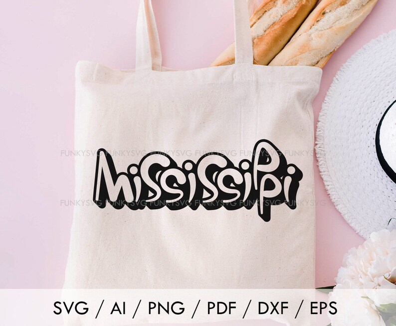 Mississippi SVG Eps Png Illustrated svg Home States Svg USA | Etsy
