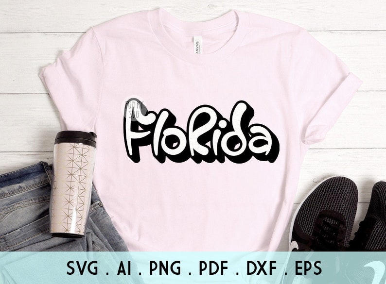 Florida SVG Eps Png Illustrated Svg Home States Svg USA | Etsy